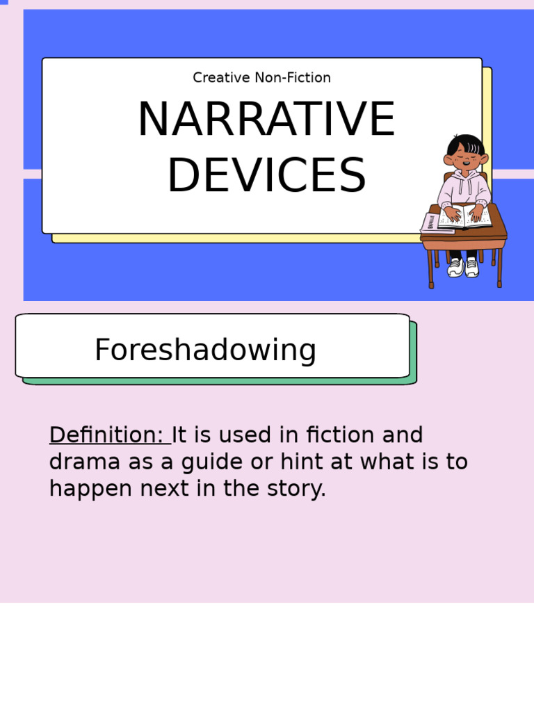 Lesson Vi Narrative Devices | PDF | Irony | Narrative