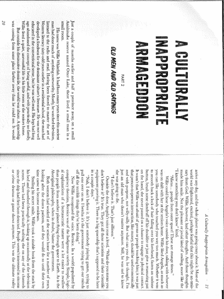 A Culturally Inappropriate Armageddon | PDF