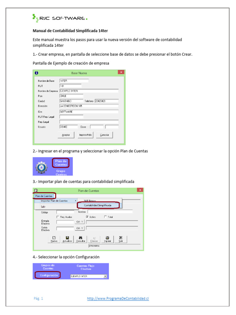 Manual De Uso Software Contable 14ter Pdf