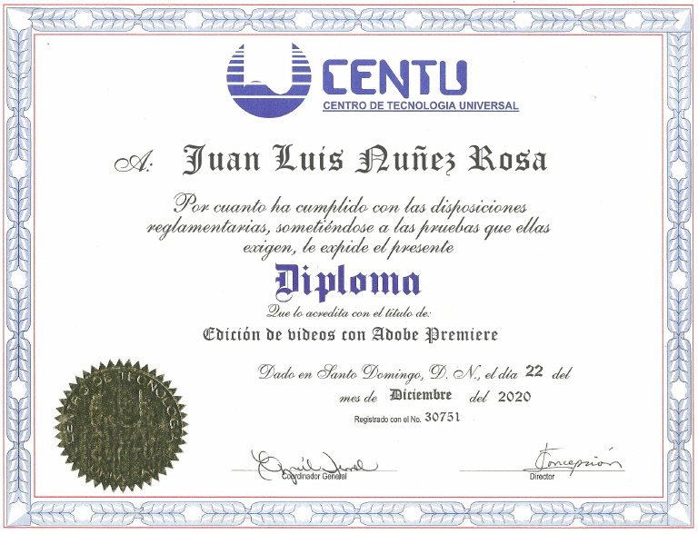 Certificado de Centu-Tecnico en Adobe Photoshop | PDF