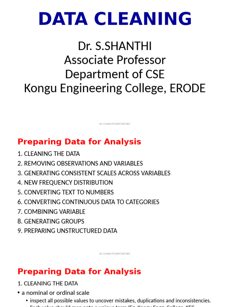 Unit 2 Data Cleaning | PDF | Data | Standard Score