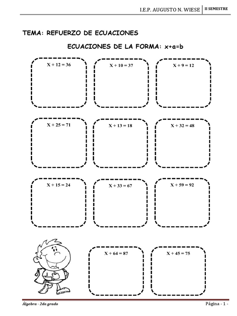 Compendio - Segundo Grado - II Semestre | PDF | Entero | Ecuaciones