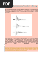 Concept of Subtransient, Transient & Steady State - Electrical Concepts ...