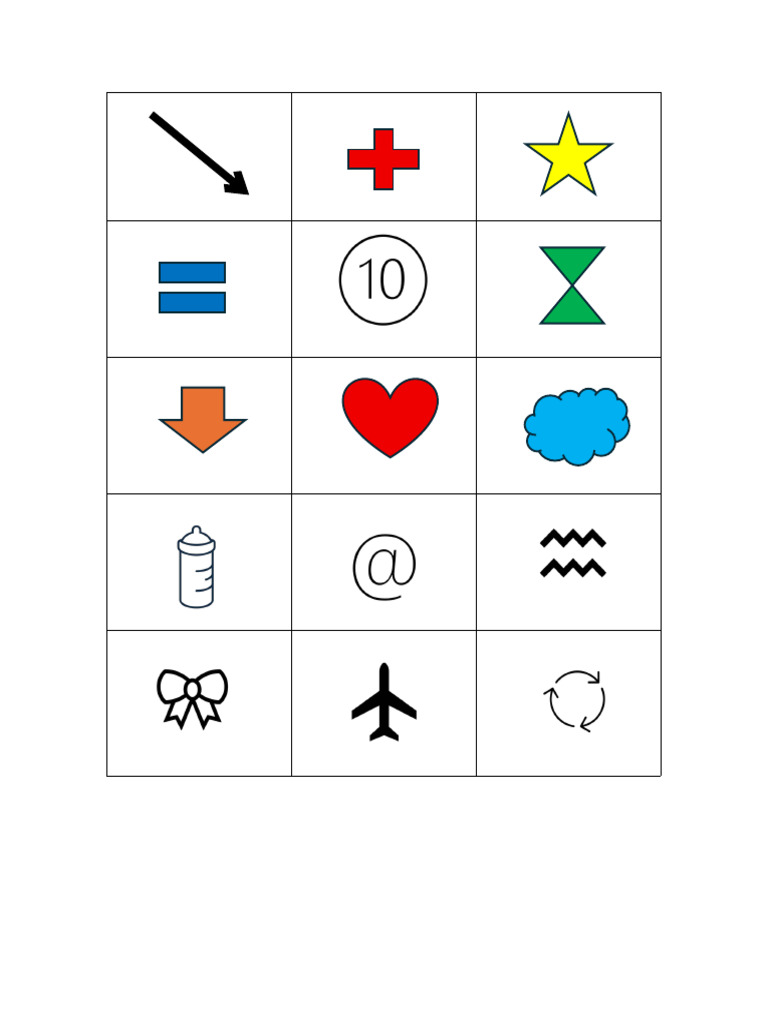 Actividad De Desafio De Simbolos Pdf
