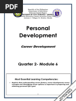 Grade 7 Life Orientation Revision Career Fields | PDF