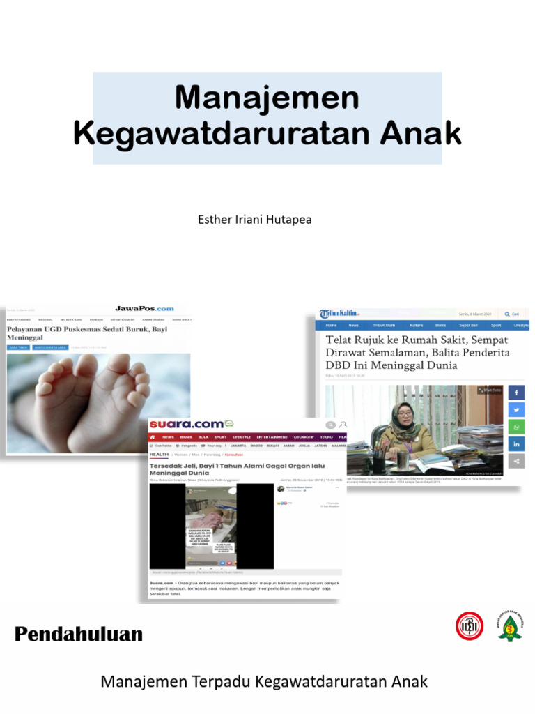 PSR 1. Pengenalan Kegawatdaruratan | PDF | Obat Klinis | Spesialisasi Medis