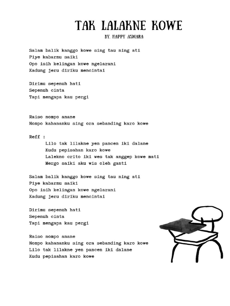 Teks Lirik Lagu Happy | PDF