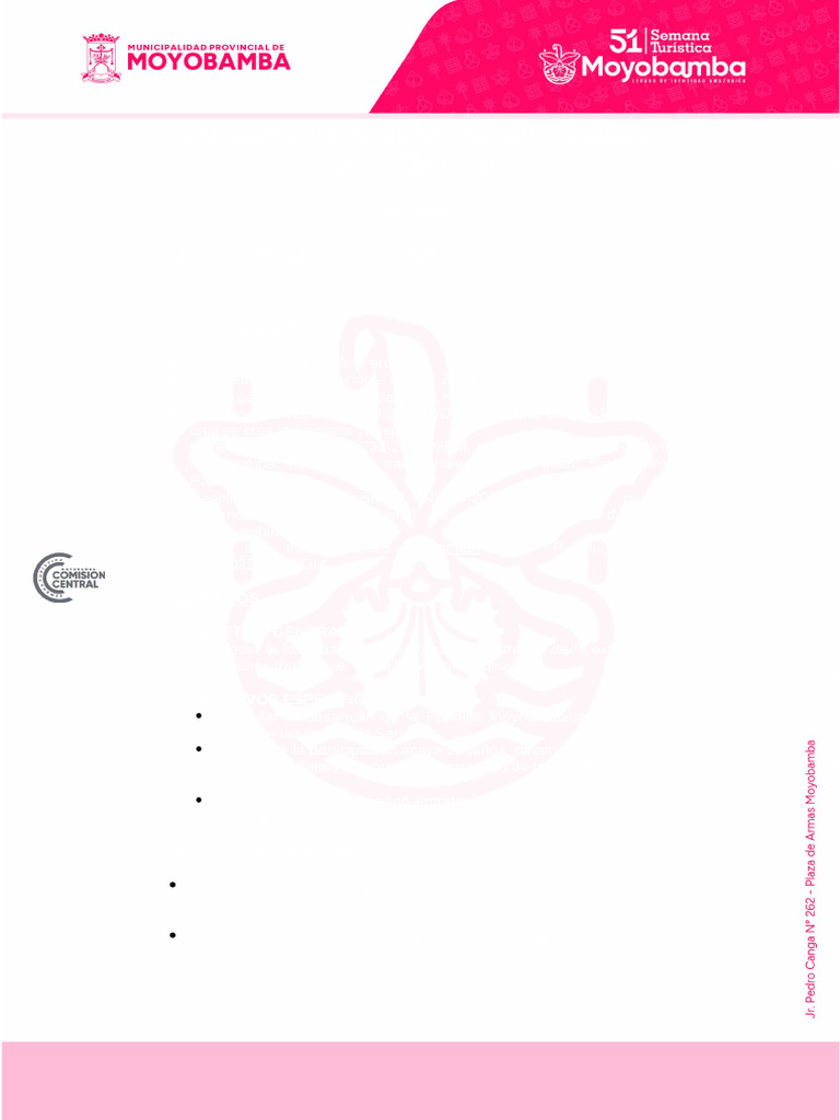 Pandilla Moyobambina 2025 | PDF
