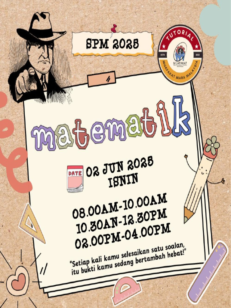 Matriks Tutor Muafakat - Soalan | PDF