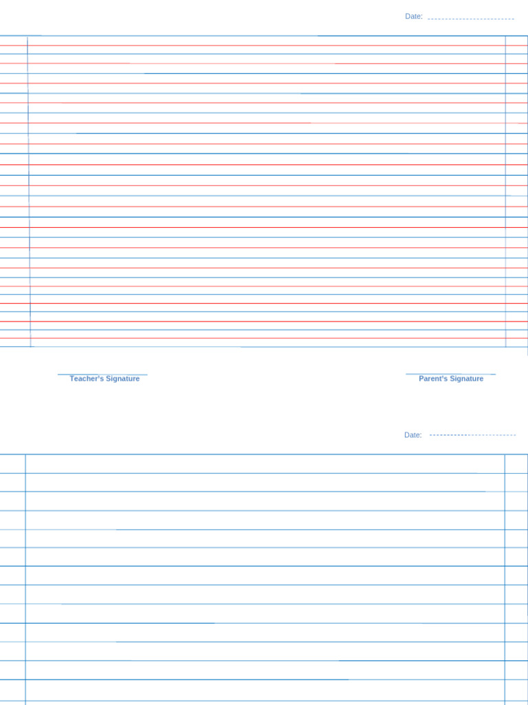Red and Blue Lines Grade 3 Short. | PDF