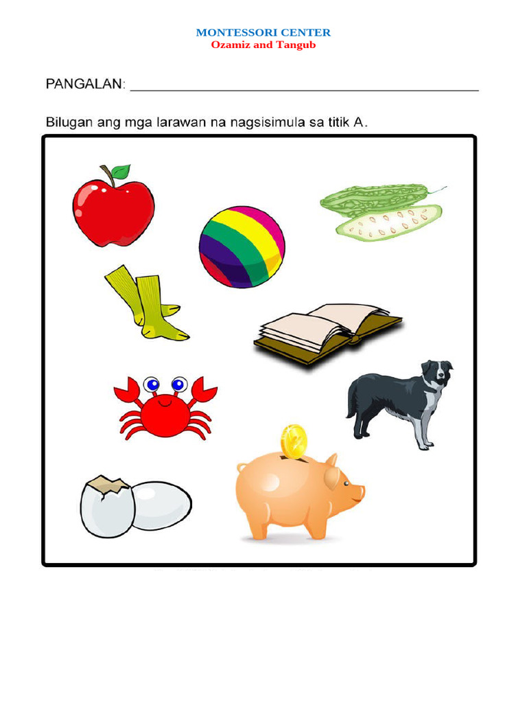 Titik A Worksheet | PDF