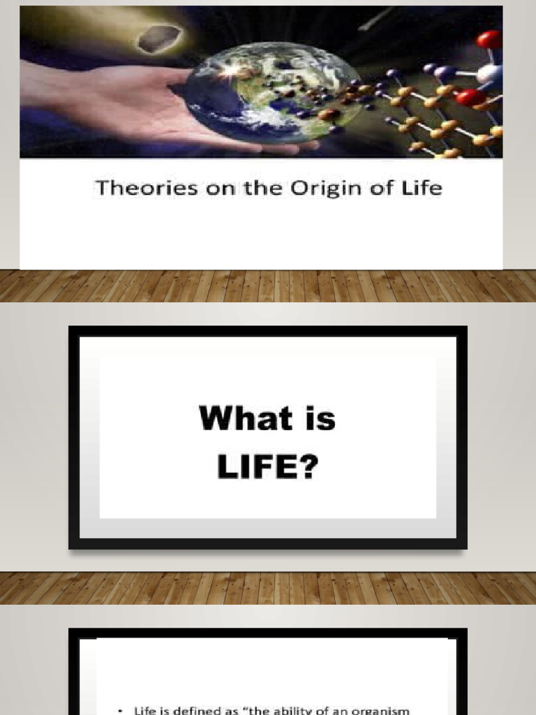 Theories On The Origin of Life | PDF