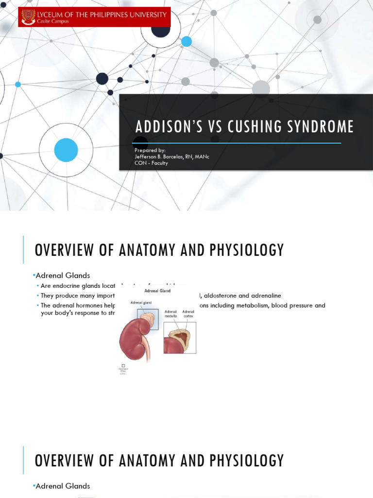 Addison’s vs Cushing Syndrome_dab3eef73438f2c4535b887012e4bb6c | PDF | Adrenal Gland | Cortisol