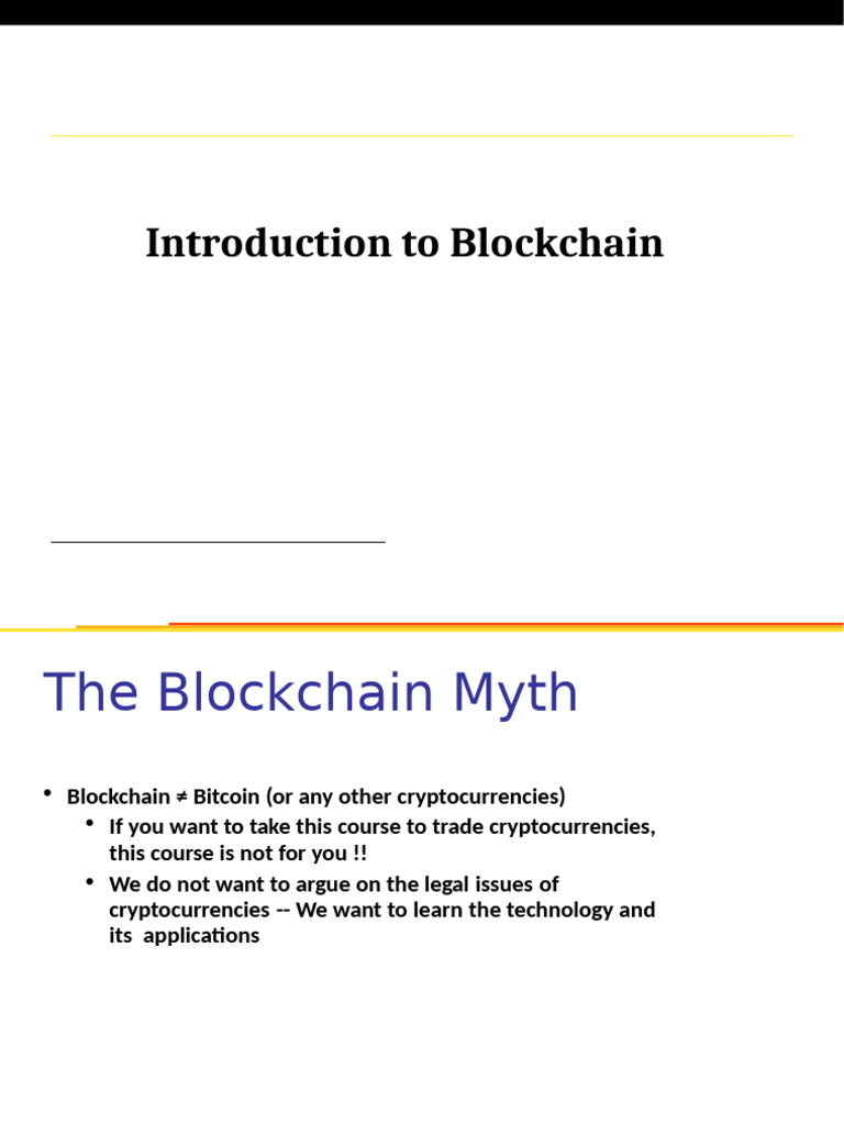 Introduction To Blockchain | PDF | Petroleum