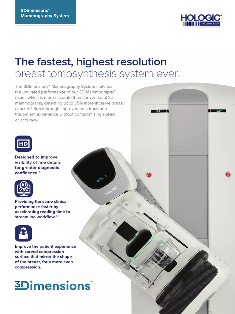3dimensions™ Digital Mammography System Information Sheet GBR EN | PDF ...