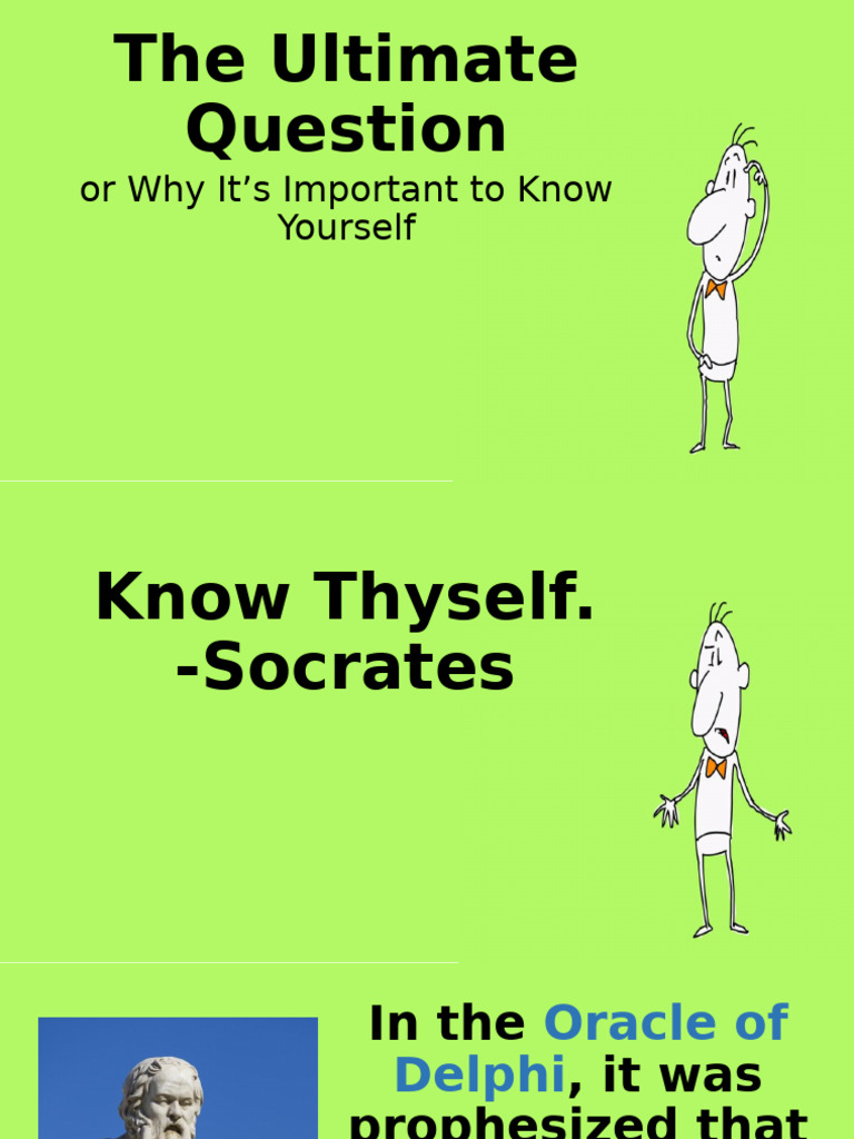 The Ultimate Question | PDF