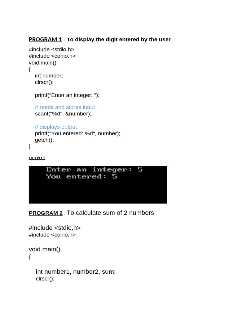 8th STD FA4 Activity Cprograms | PDF