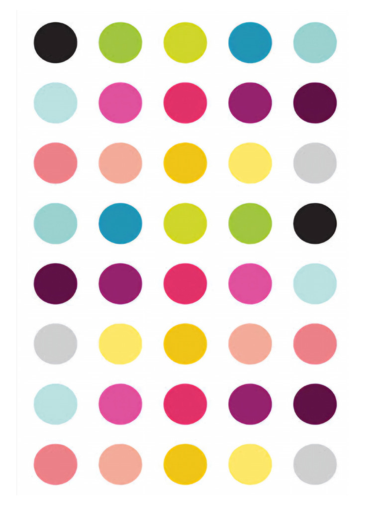 Bolinhas Coloridas para Jogo Educativo Pre Alfabetizacao | PDF