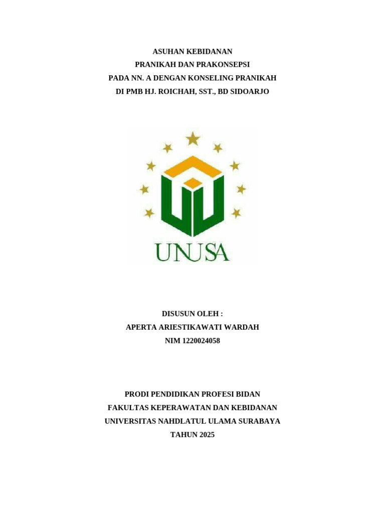 Konseling Pranikah untuk Catin A dan B | PDF