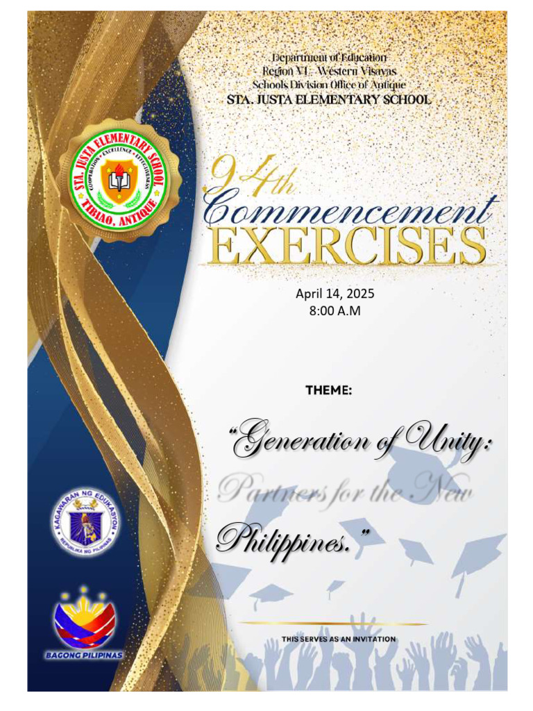 Graduation Message for Class 2024-2025 | PDF