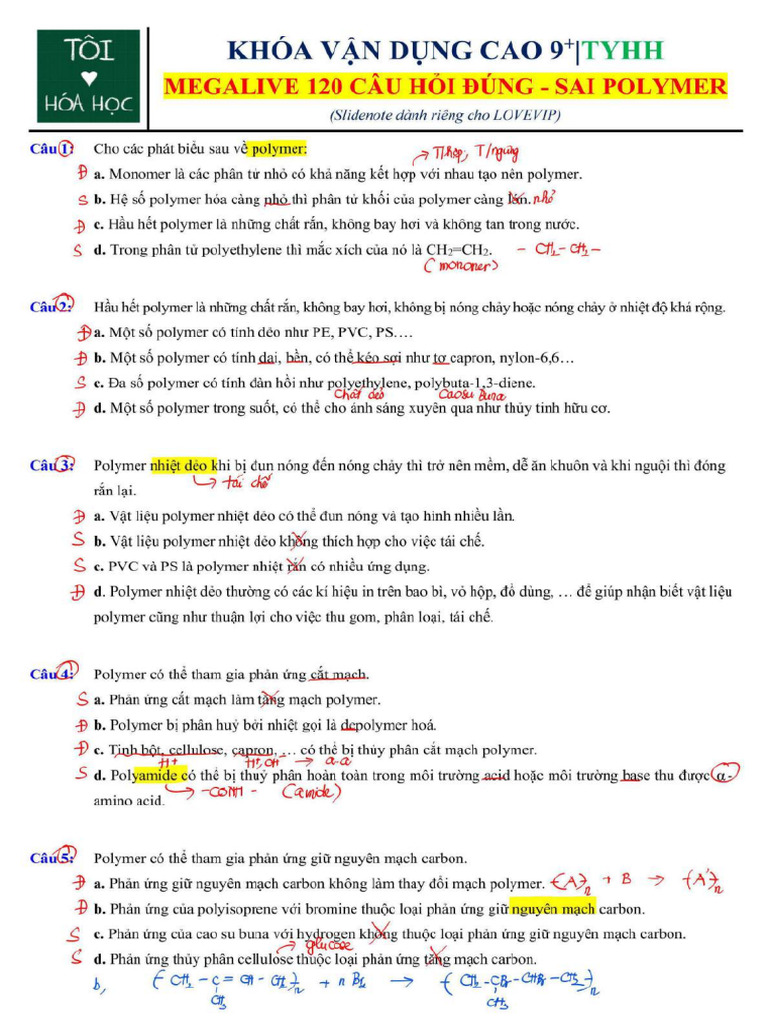 Phat Bieu Dung Sai Polymer SLIDE NOTE | PDF