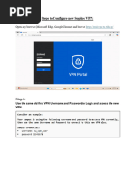 Sophos Connect Client Installation and Configuration | PDF