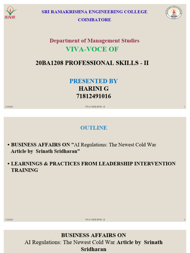 Harini PS | PDF | Psychology | Behavioural Sciences