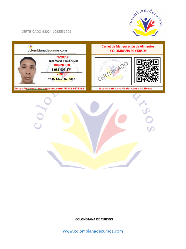 CERTIFICADO MANIPULACION ALIMENTOS 14 2025 1.122.413.677.pdf 20250315 103534 0000 PDF | PDF ...