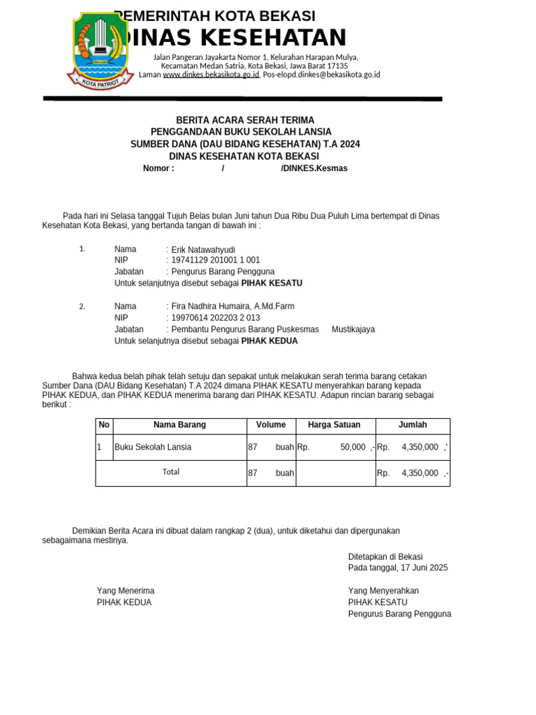 BAST Buku Sekolah Lansia | PDF