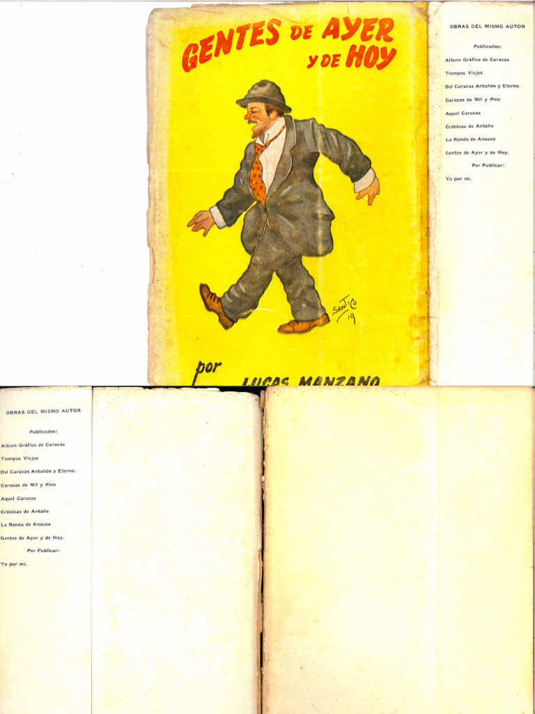 Gentes de Ayer y de Hoy - Autor Lucas Manzano - 1959 | PDF