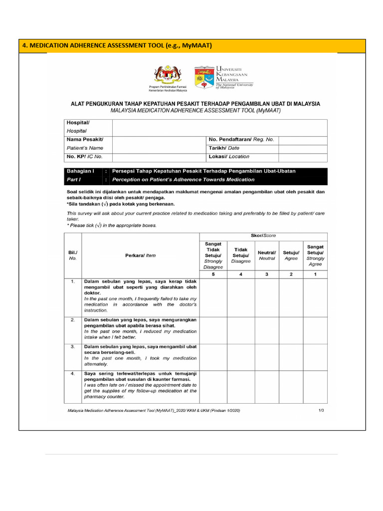 MYMaat Score Evaluation | PDF