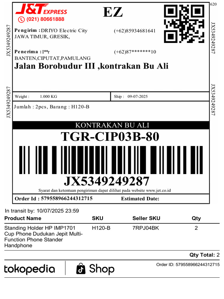07 09-16-32 52 - Shipping Label+Packing Slip | PDF