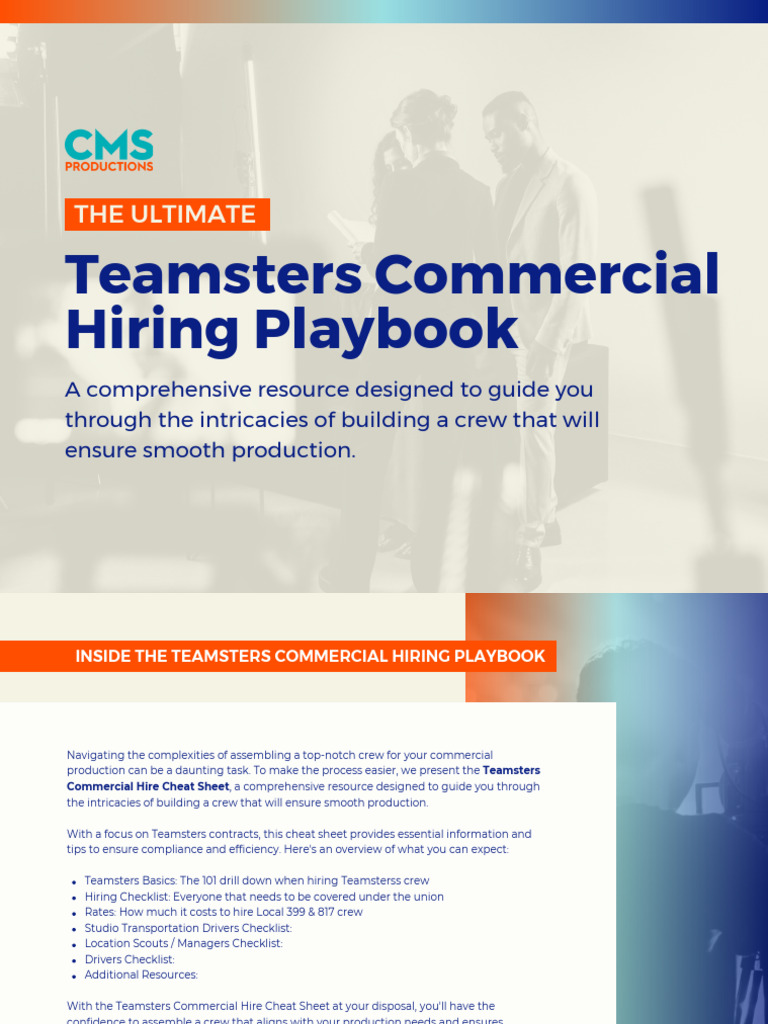 The Ultimate Teamster Commercial Hiring Playbook - 1 | PDF | Overtime ...