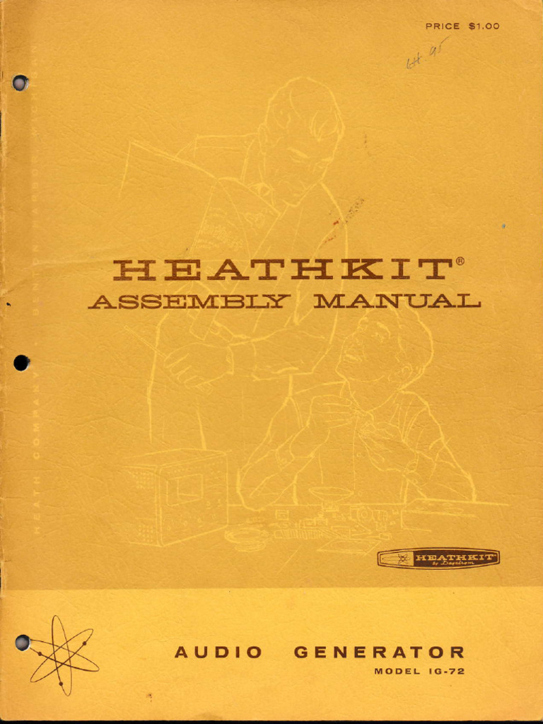 Heathkit IG-72 Audio Generator Guide | PDF | Electronic Oscillator ...