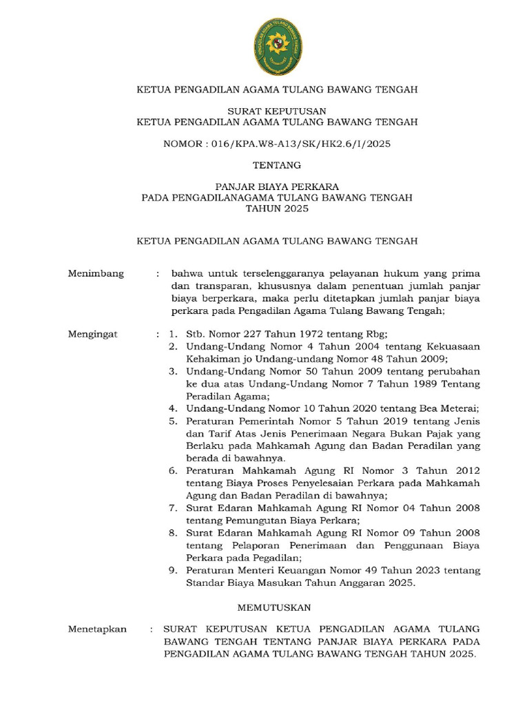 SK Panjar-1 | PDF