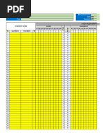 Editable Class Record Template | PDF