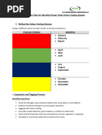 Monthly Inspection Colour Code Chart | PDF