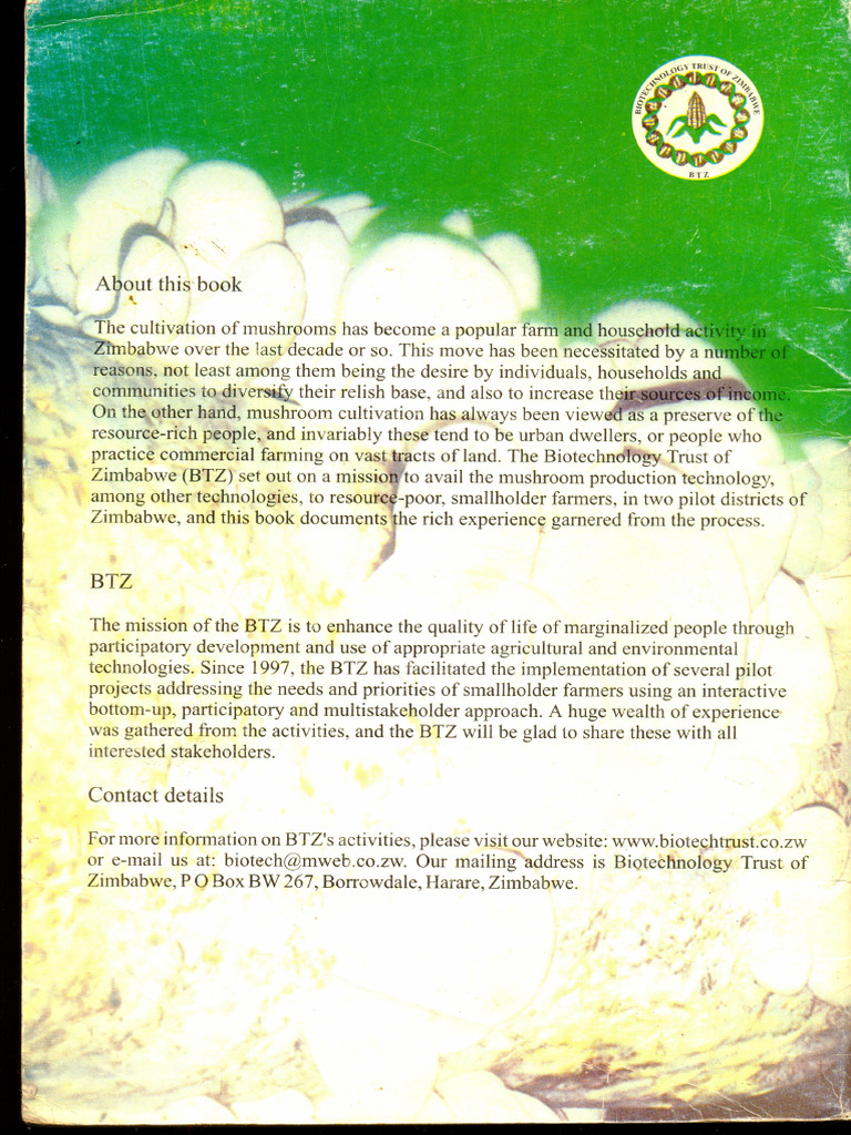 Mushroom Cultivation Book Kashan Gura Etal | PDF