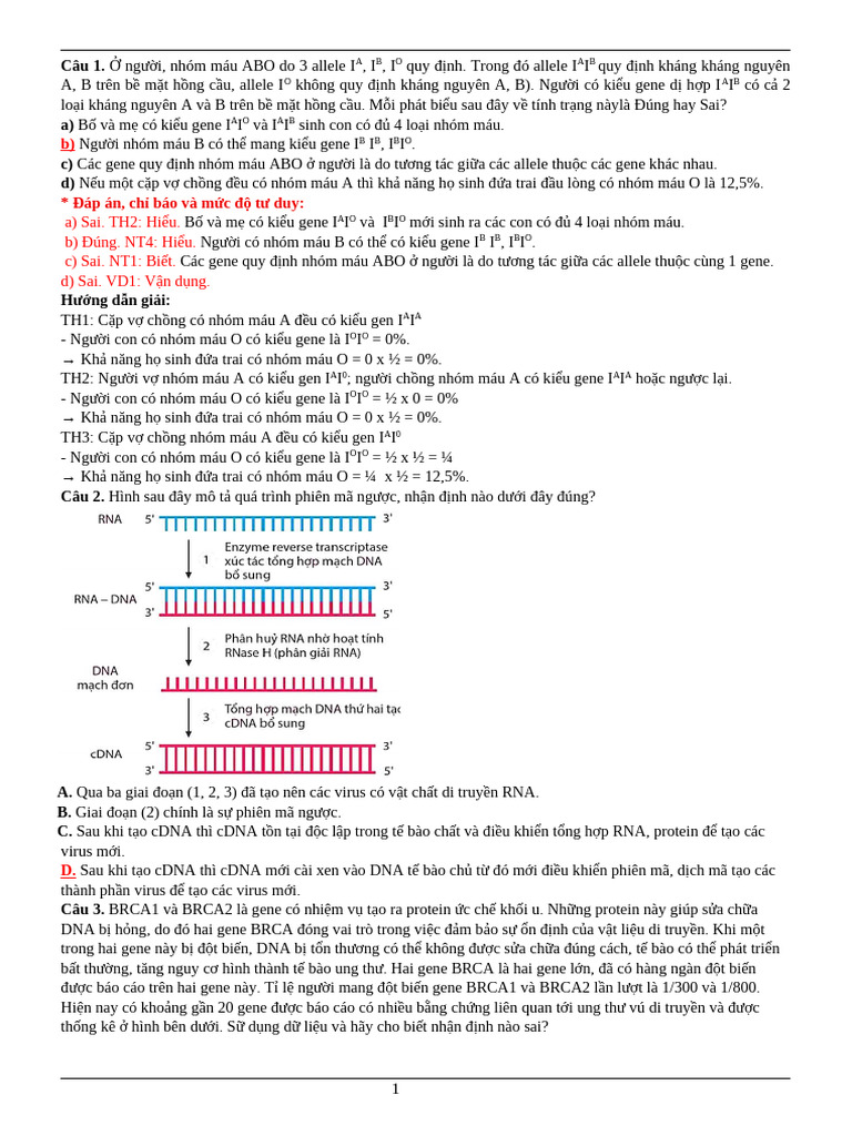 Luyện Đề Hsg Sinh Lop 12.5 | PDF