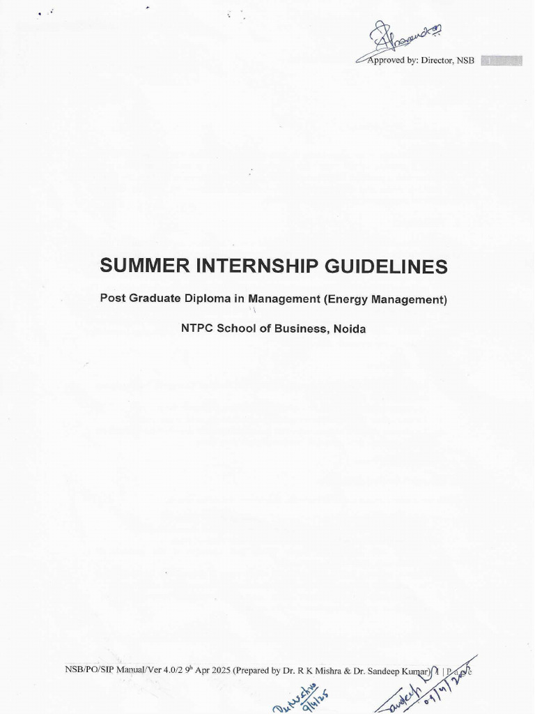 Sip Manual 09-04-2025 | PDF