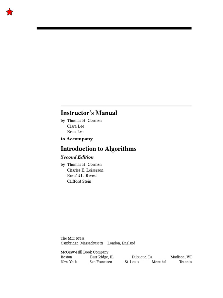 Clrs IntroToAlgorithms CormenSolns | PDF