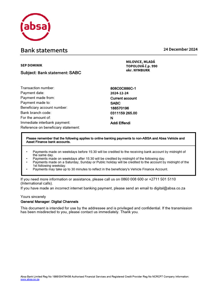 Bank Statement 2024-12-24 | PDF