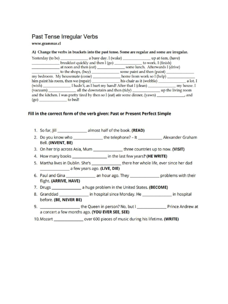 Exercises Kendrick | PDF