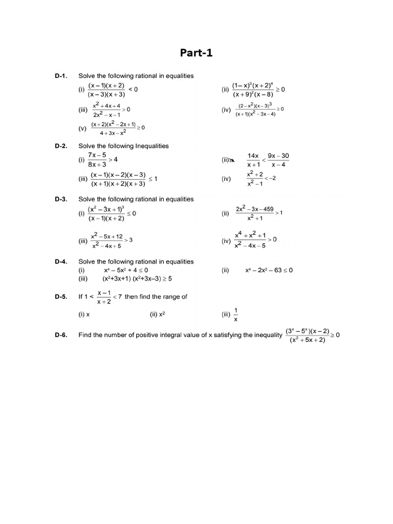 Wavy Curve Method Practice 3 | PDF