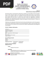 Annex B Medical Allowance Claim Form | PDF | Information