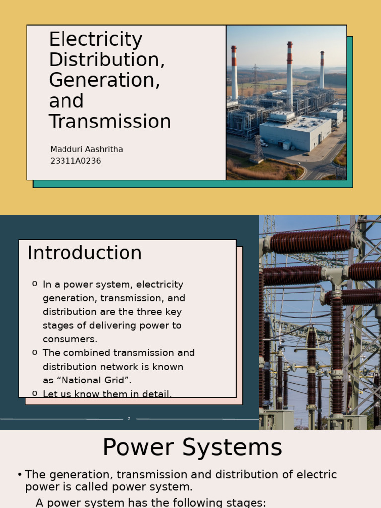 Electricity Distribution, Generation, and Transmission | PDF | Electric ...