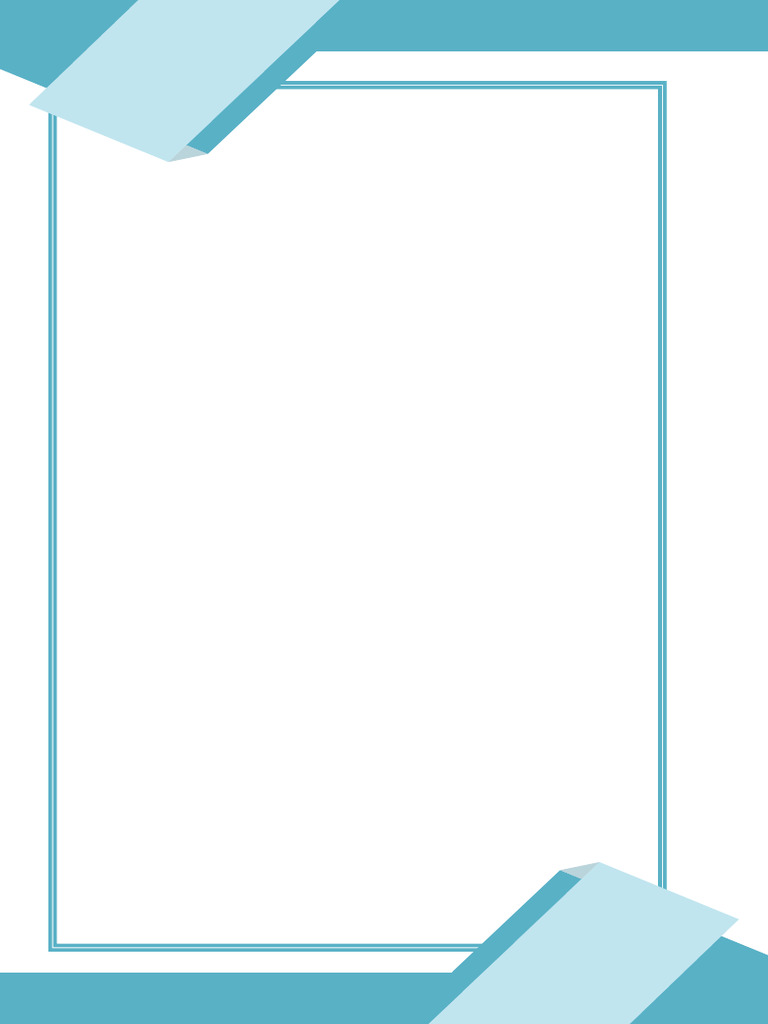 Blue and White Simple Page Border A4 | PDF