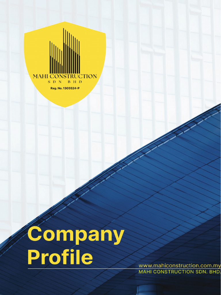 Company Profile Mahi Construction SDN BHD | PDF