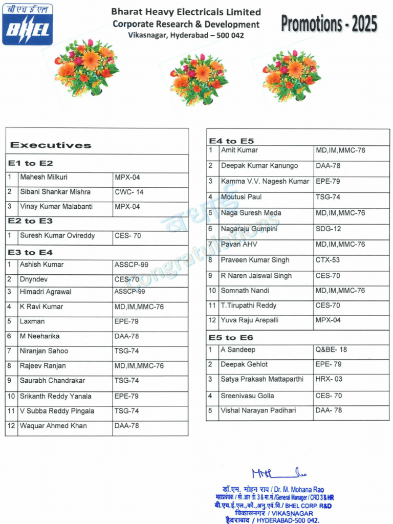 E1 E5 Promotions | PDF