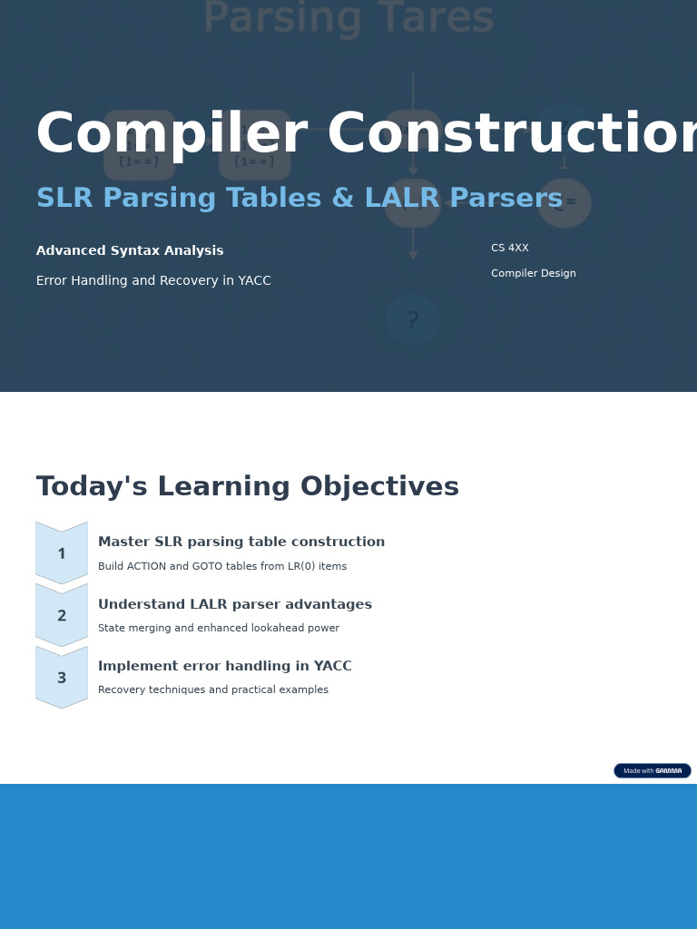 Compiler Construction | PDF | Parsing | Theoretical Computer Science